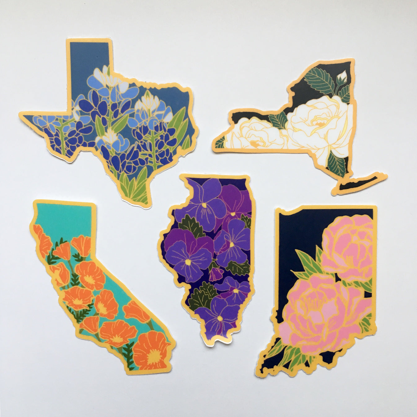 Texas Bluebonnet - Vinyl Sticker – Lil Boat Boutique